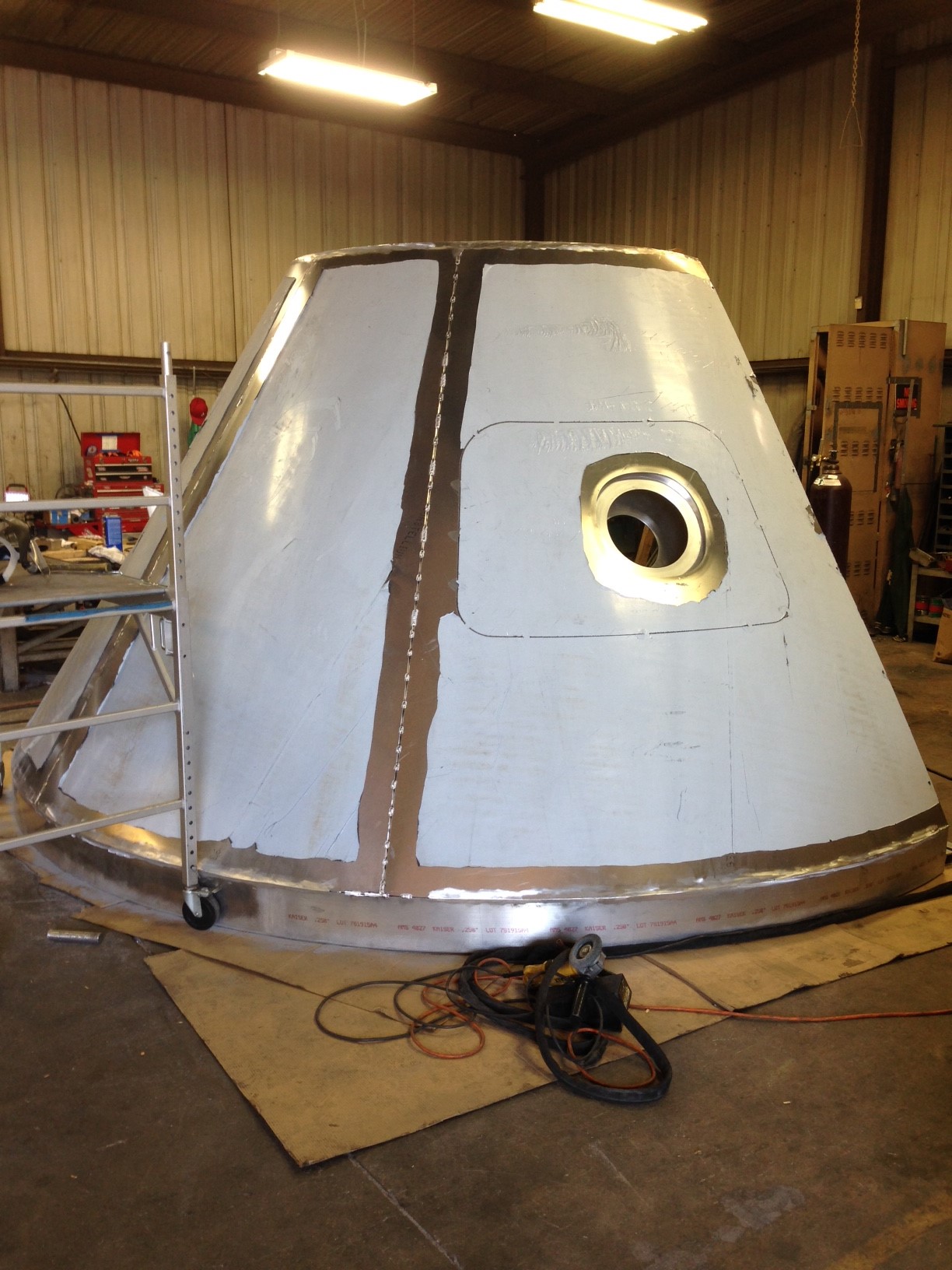 Life Size Space Capsule Model | JLMC: Custom Metal Fabricators